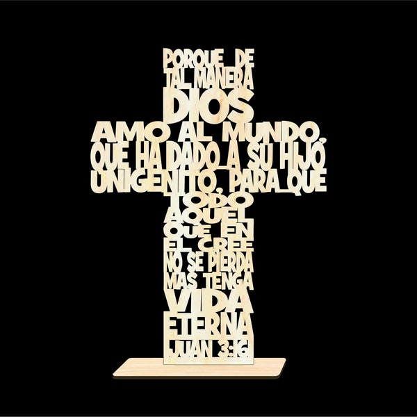 John 3 16 Spanish - Etsy