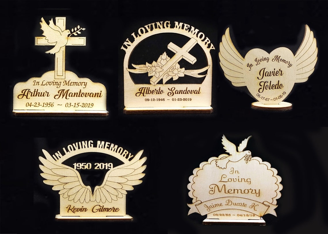 Ilmcp02 - MEMORY TABLE CENTERPIECE, Laser Cut and Custom Engraved - Etsy