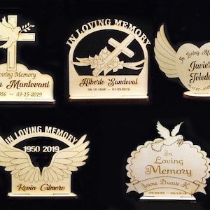 Ilmcp02 - MEMORY TABLE CENTERPIECE, Laser Cut and Custom Engraved - Etsy