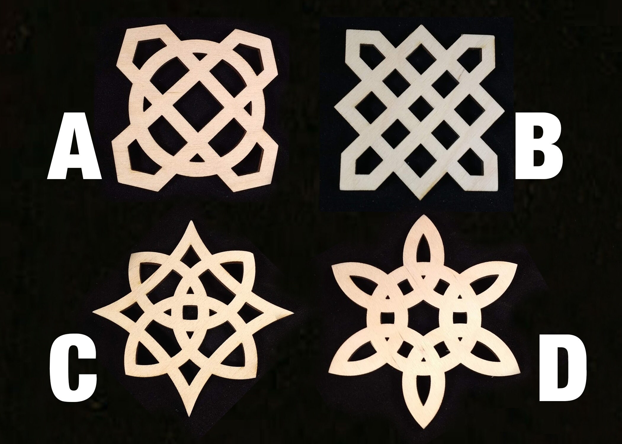 Gs014 Celtic Knot Laser Cut Wood - Etsy