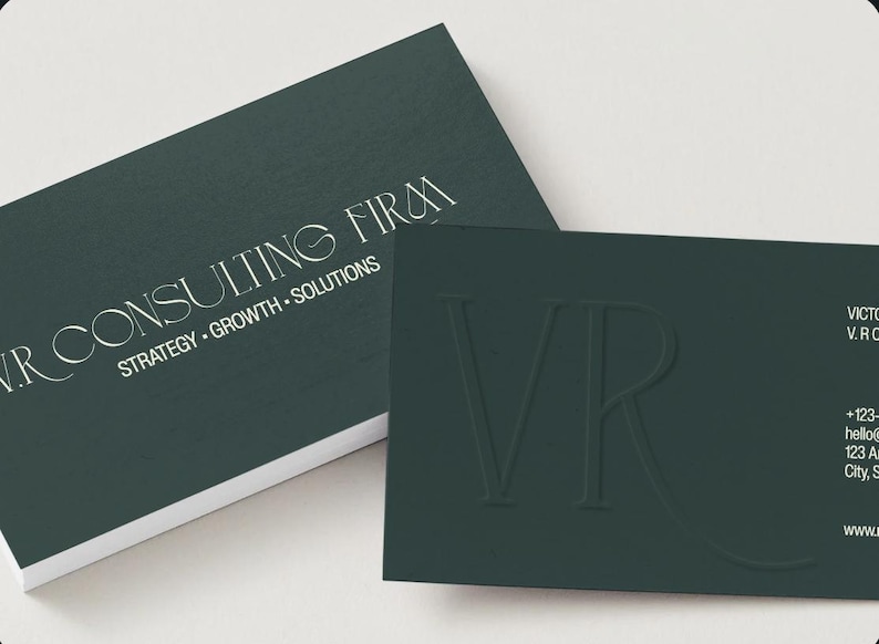 Editable Business Card Template | DIY Calling Card | Canva Template ...