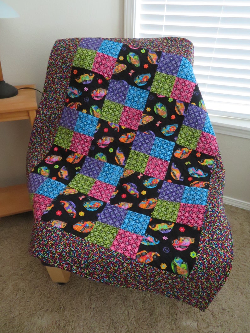 Love Bugs - Baby Quilt, Toddler Quilt, Lap Quilt, Birthday, Shower ...