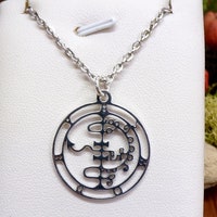 Clauneck Pendant Necklace Goetia Jewelry Gold Silver Amulet - Etsy