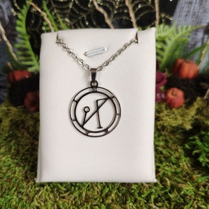 Archangel Michael Sigil Necklace, St Michael, Spiritual Faith Jewelry ...