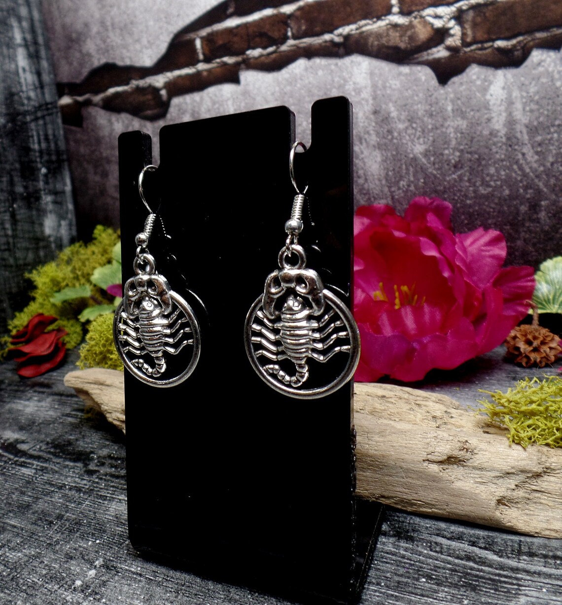 Scorpion Earrings, Scorpion Jewelry, Scorpion Charms, Halloween ...