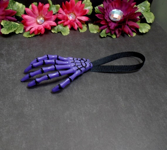 Purple Skeleton Hand Ornament Pastel Goth Halloween Tree | Etsy
