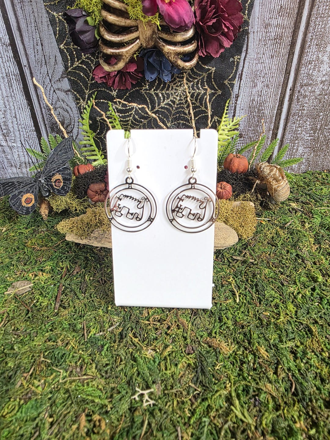 Amy Sigil Earrings, Lesser Key of Solomon, Goetic Daemon, Amy Seal ...