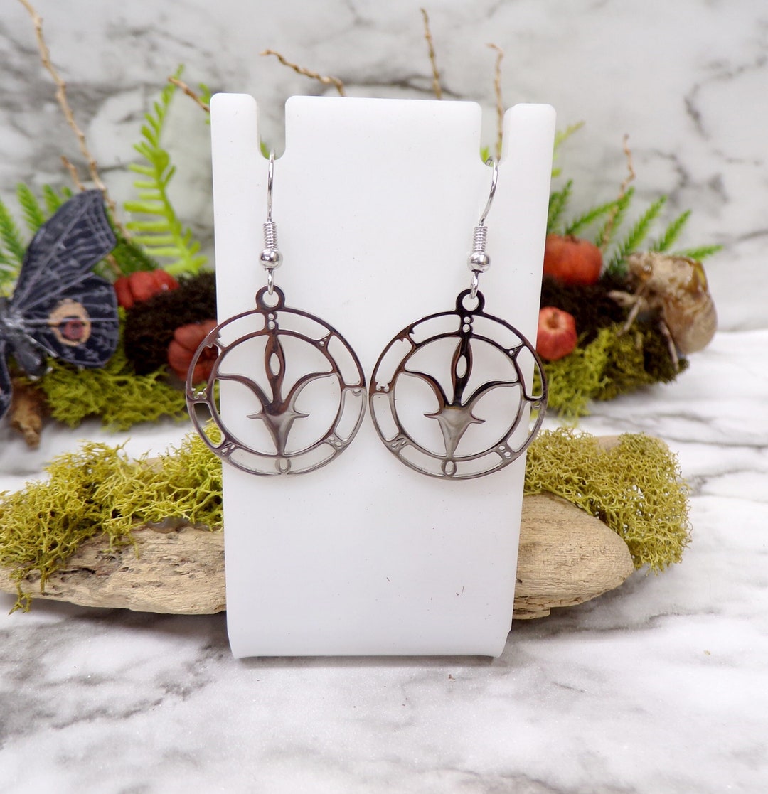 Baphomet Earrings, Baphomet Jewelry, Satanic Earrings, Satanic Jewelry ...