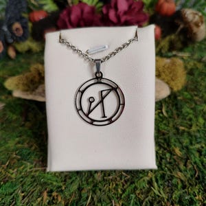 Archangel Michael Sigil Necklace, St Michael, Spiritual Faith Jewelry ...