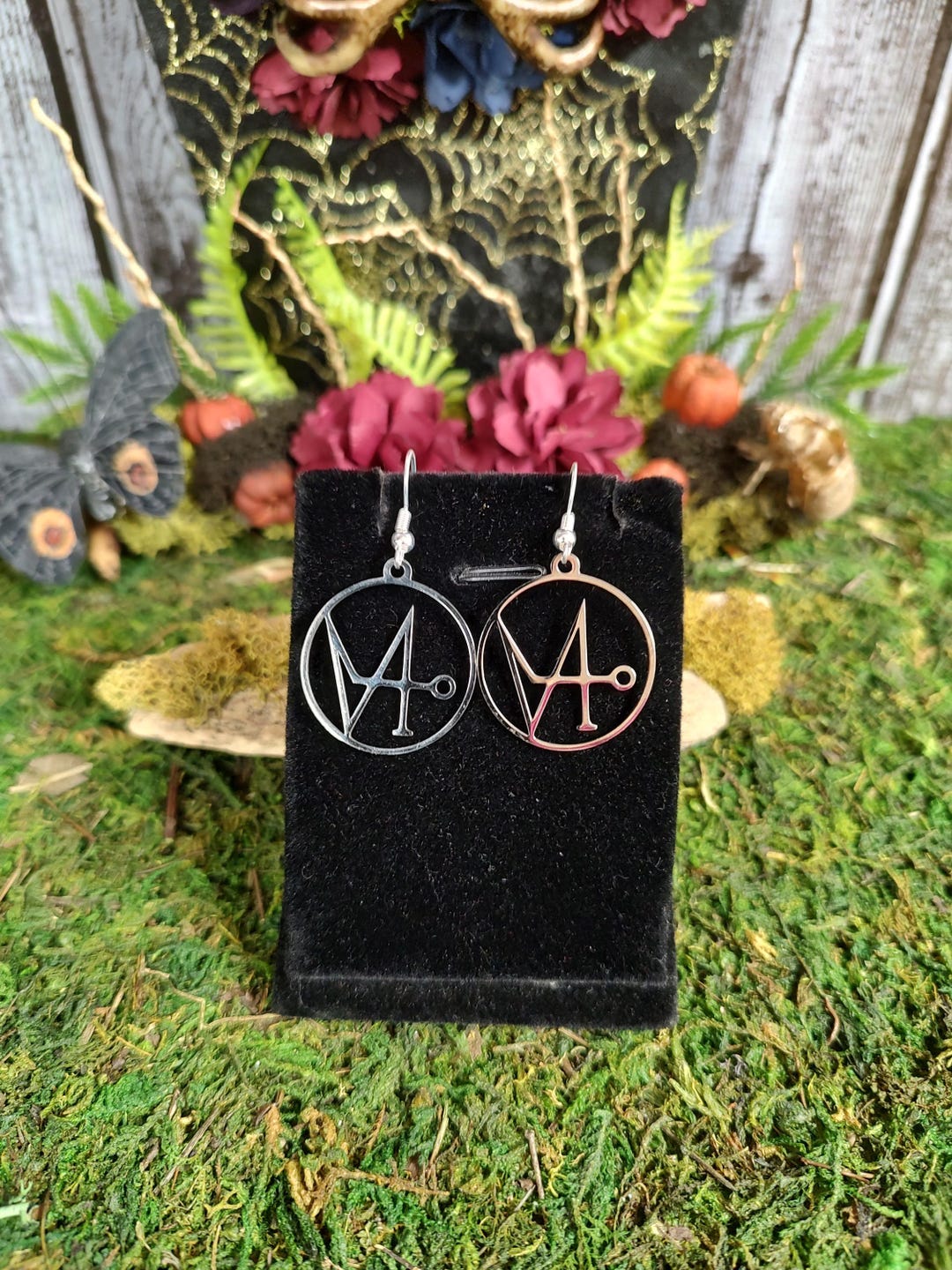 Archangel Gabriel Sigil Earrings, Messenger of God, Archangel of ...