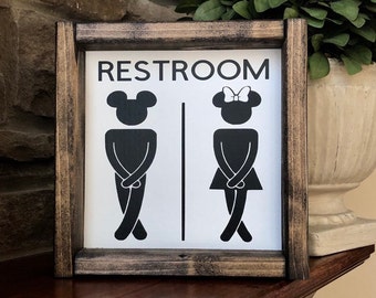 Mickey mouse sign | Etsy