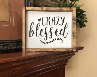 Blessed sign | Etsy