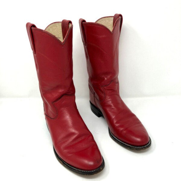 Red Cowboy Boots - Etsy