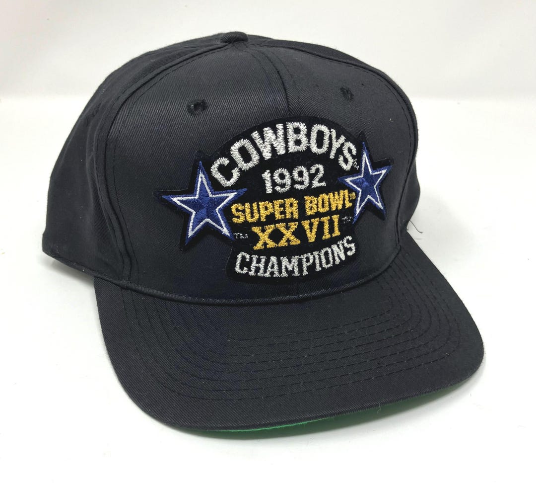 Vintage NFL Dallas Cowboys Super Bowl XXVII Champions Snap Back Hat ...