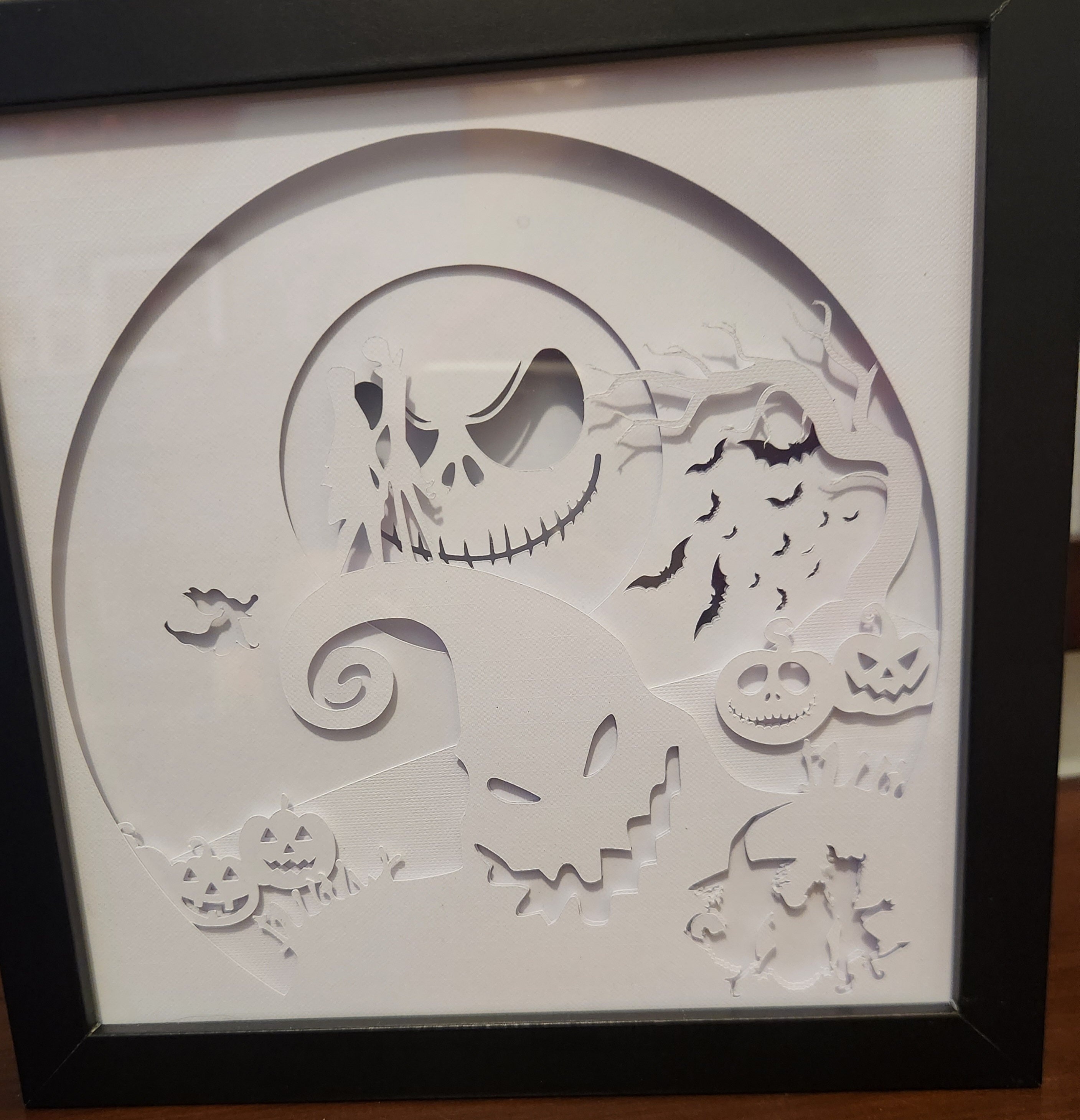3D Nightmare Shadow Box Digital Download - Etsy
