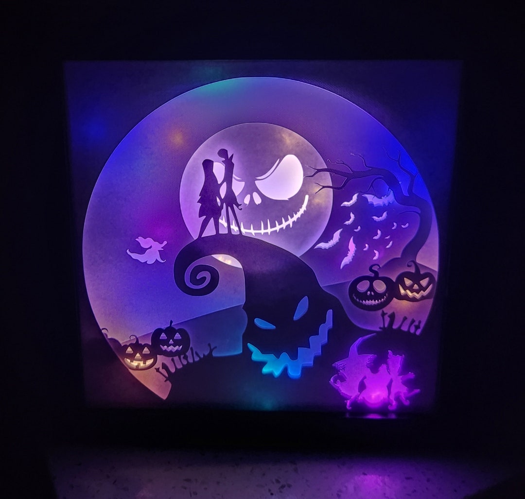 3D Nightmare Shadow Box Digital Download - Etsy
