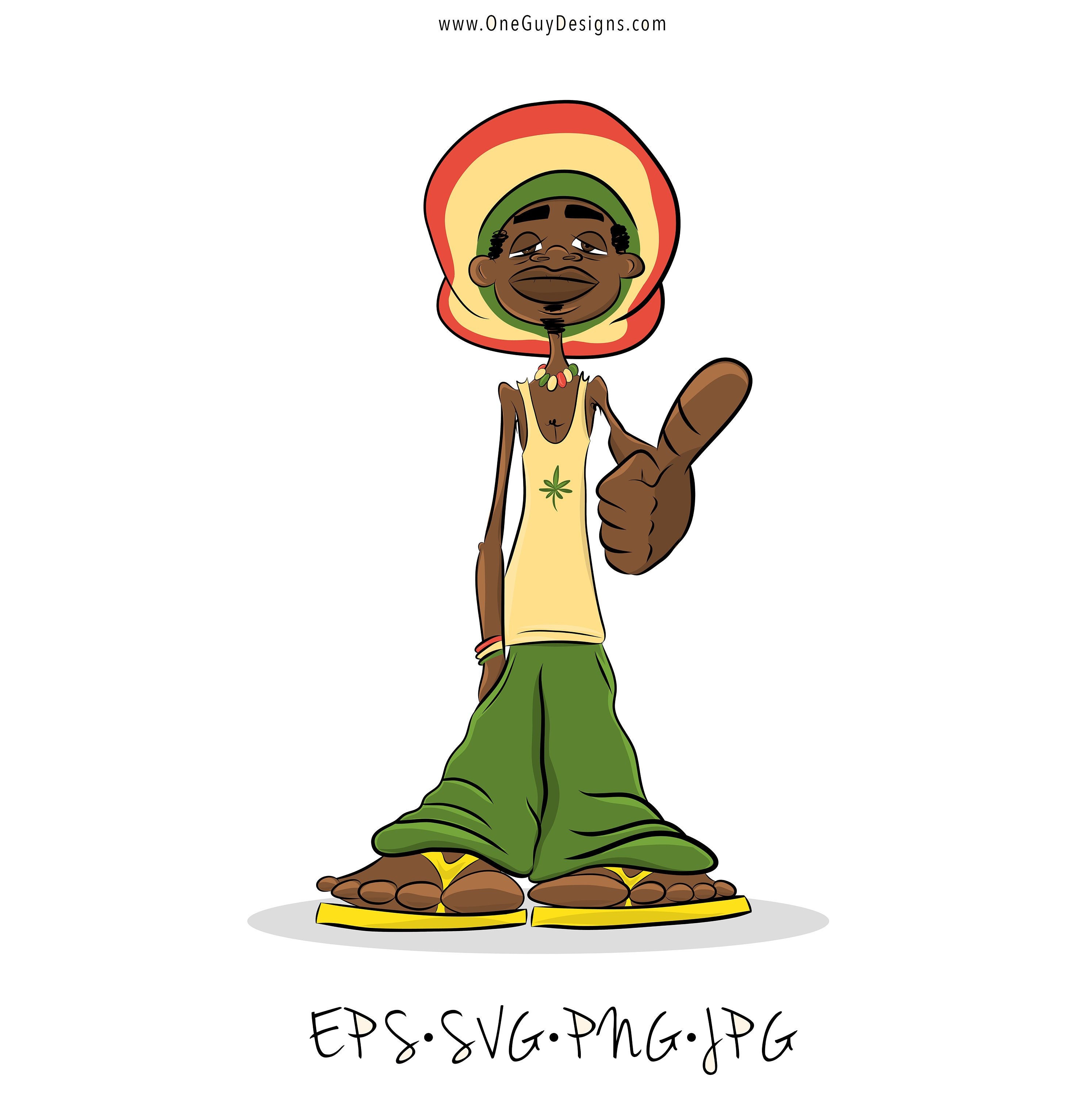 Reggae Jamaican Rasta SVG. Vector Rasta Clipart Illustration. - Etsy Reggae Jamaican Rasta SVG. Vector Rasta Clipart Illustration. - Etsy