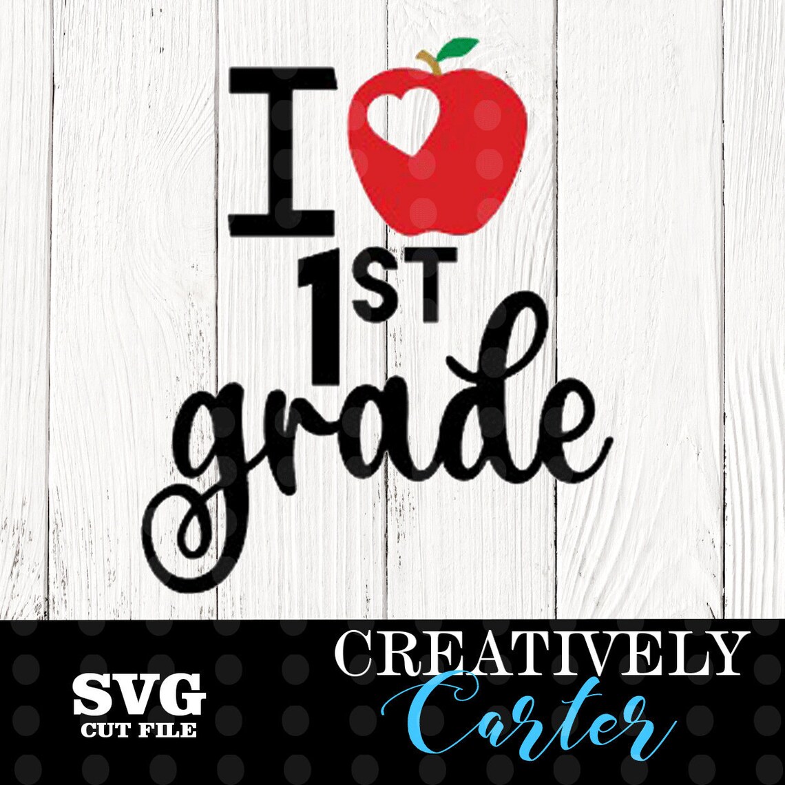 I Love First Grade Svg / I Love 1st Grade Svg / Elementary - Etsy