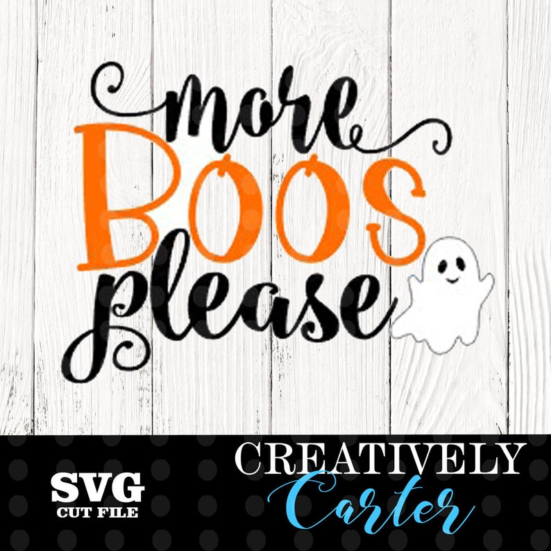 More Boos Please Svg / Halloween Wine Glass Svg | Etsy