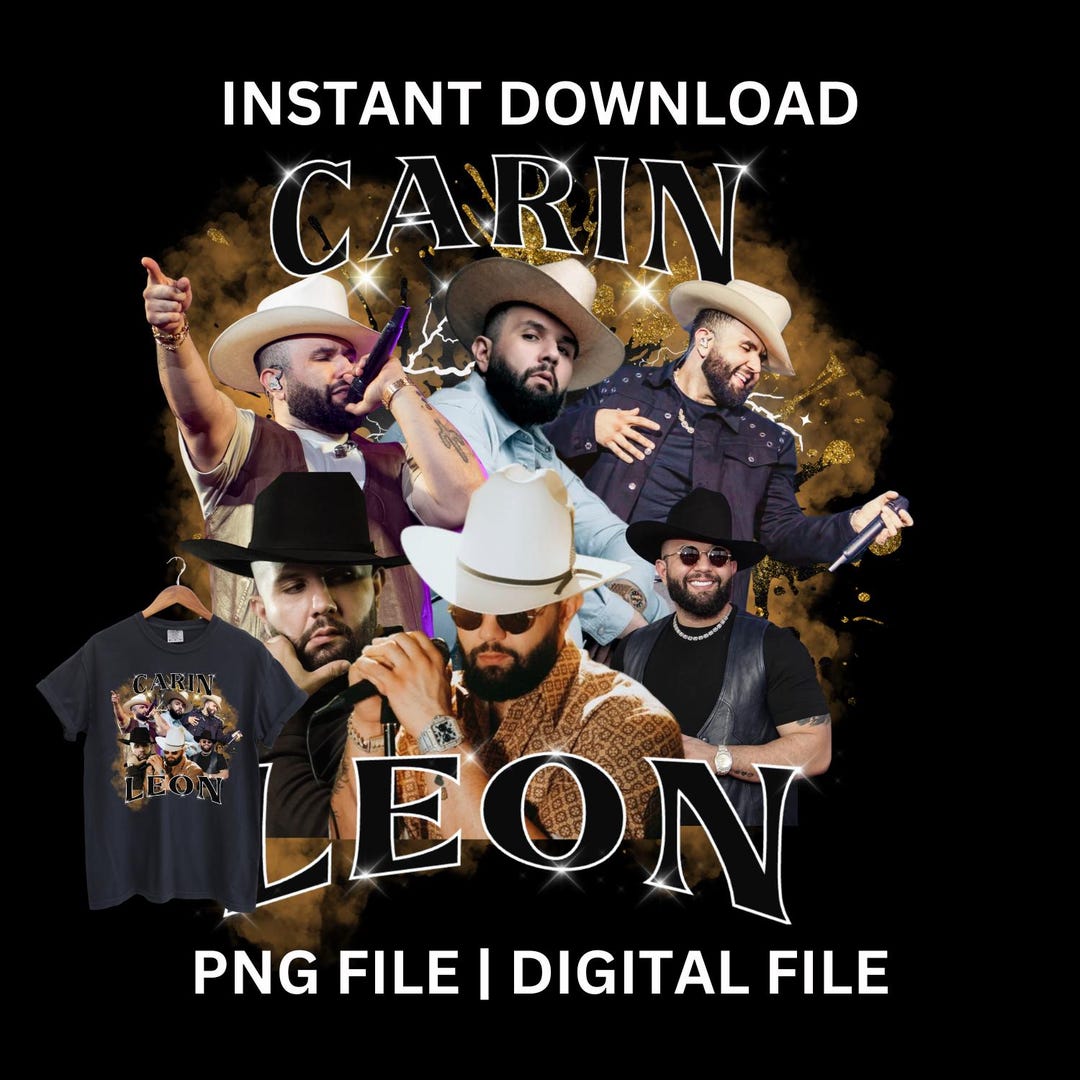 Carin Leon PNG | Carin Leon Concert PNG | Carin Leon Shirt | Carin Leon ...
