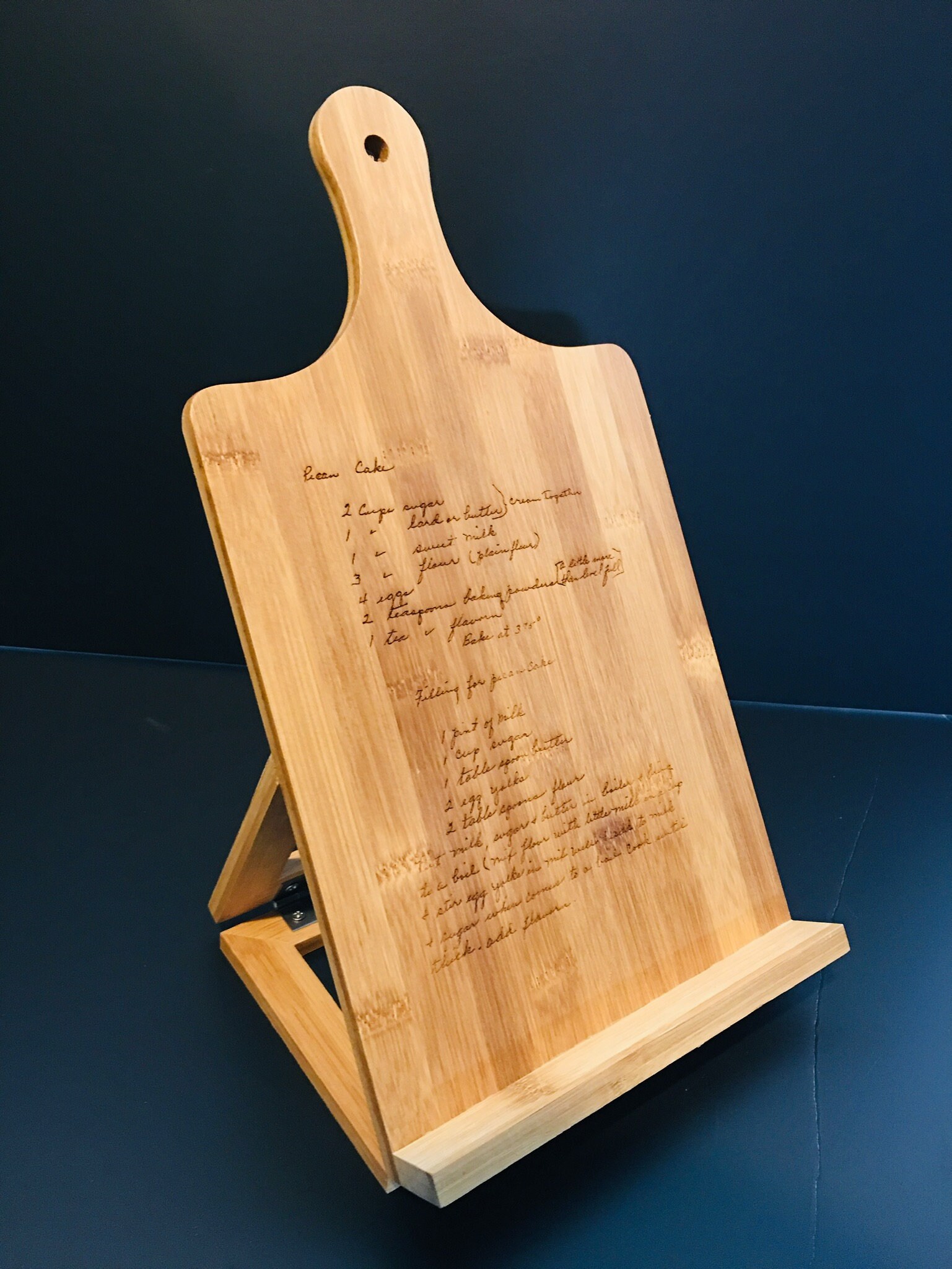 Personalized Bamboo Chef's Easel - Etsy