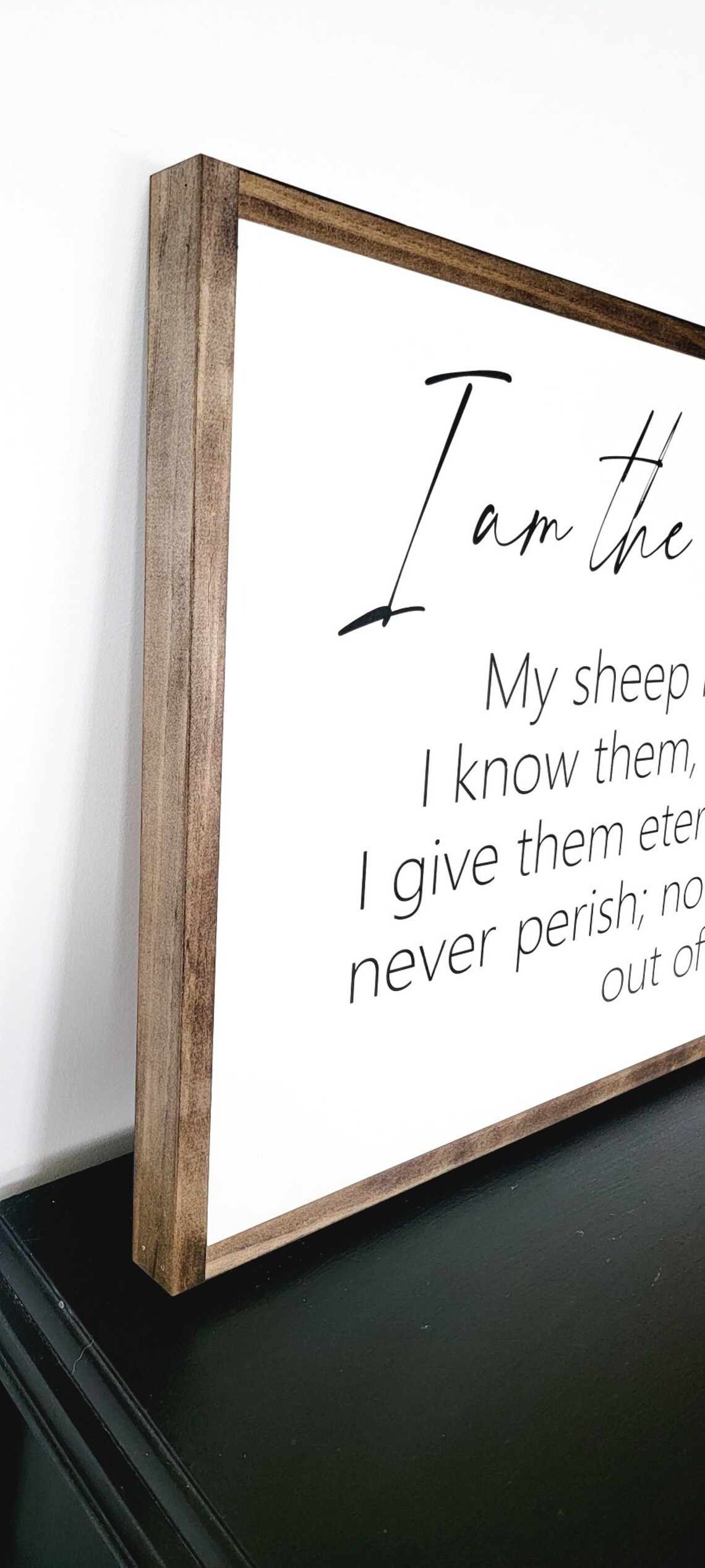 I Am the Good Shepherd Bible Verse Sign John 10 Scripture - Etsy