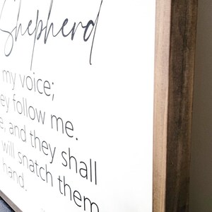 I Am the Good Shepherd, Bible Verse Sign, John 10, Scripture Sign ...