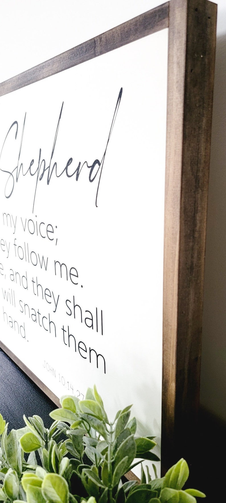 I Am the Good Shepherd, Bible Verse Sign, John 10, Scripture Sign ...