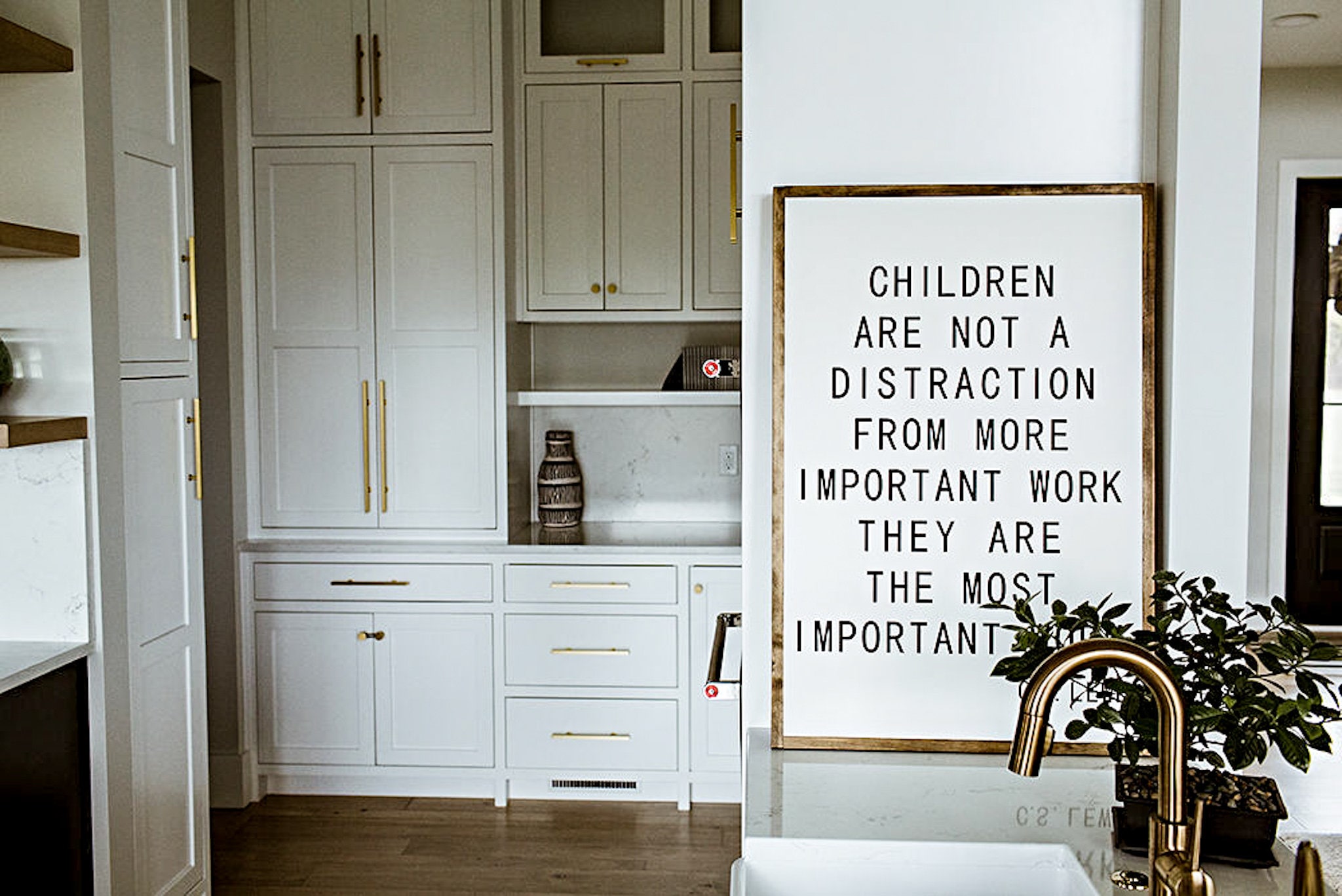 CS Lewis Quote Wood Sign: Children Are Not A Distraction - Large Wall ...