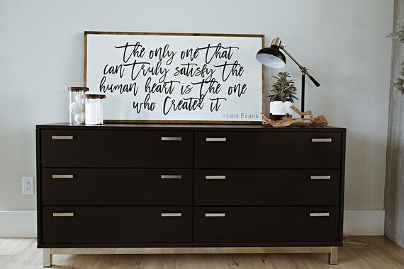 The Only One Wooden Sign Large Wall Art | Etsy