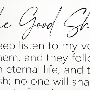 I Am the Good Shepherd, Bible Verse Sign, John 10, Scripture Sign ...