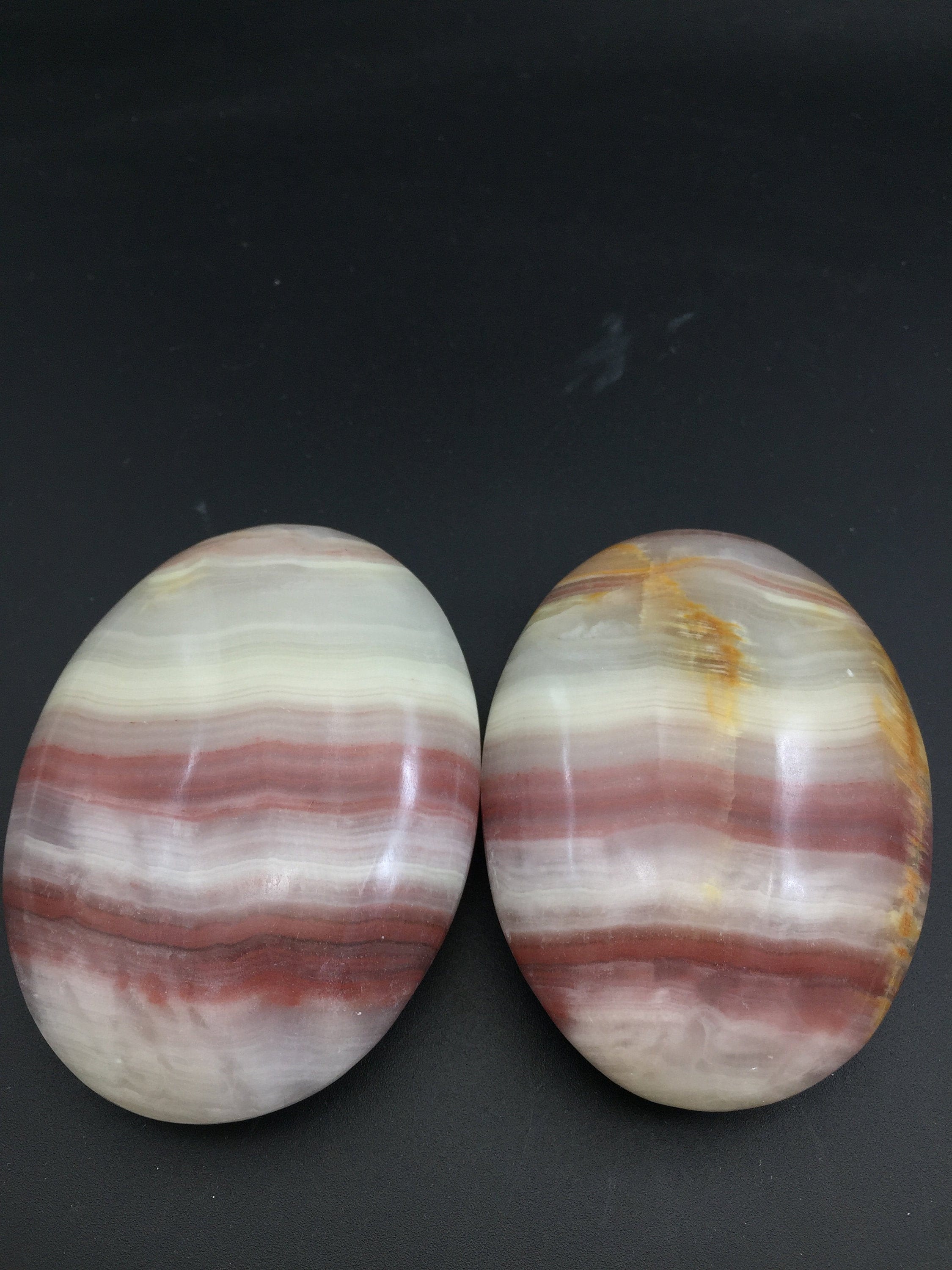 304gr Natural Pink Banded Onyx 8x2.3cm from Pakistan | Etsy