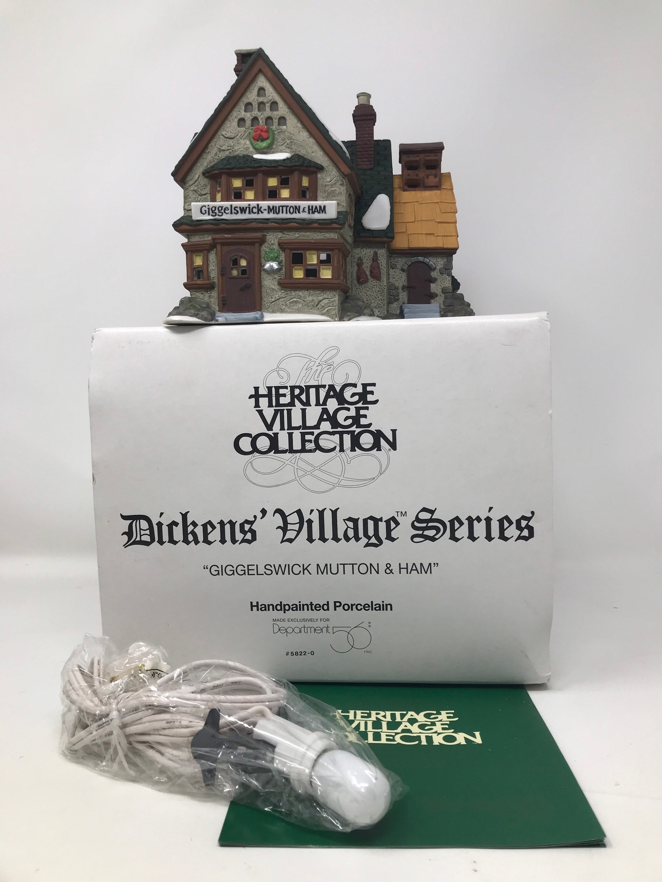 Dept 56 giggleswick Mutton & Ham Dickens Village Series - Etsy