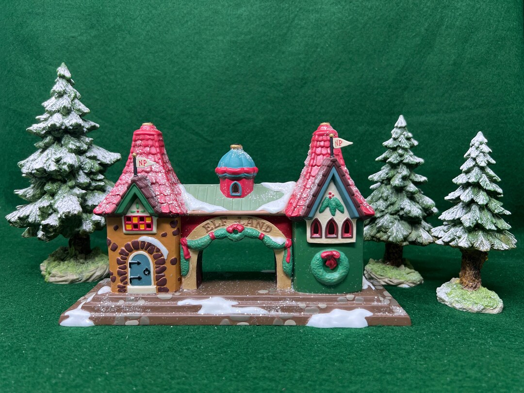 Dept 56 "welcome to Elf Land" Gateway Entrance, North Pole Series 56431 Heritage Village ...