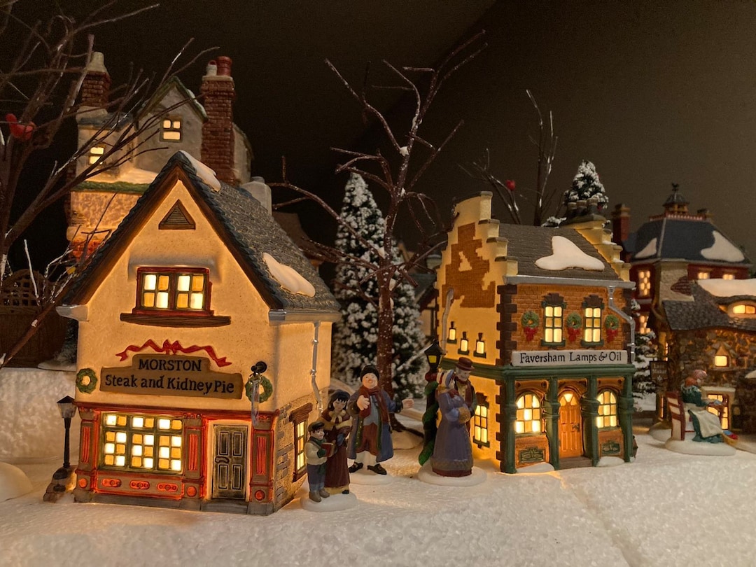 Dept 56 start A Tradition Set Dickens Village Morston Steak and Kidney ...
