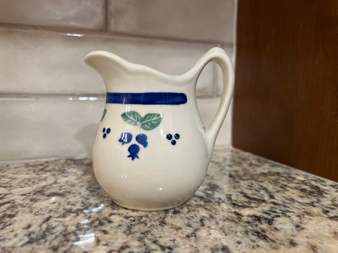 Hartstone Pottery Creamer Blueberry, Small Pitcher - Etsy