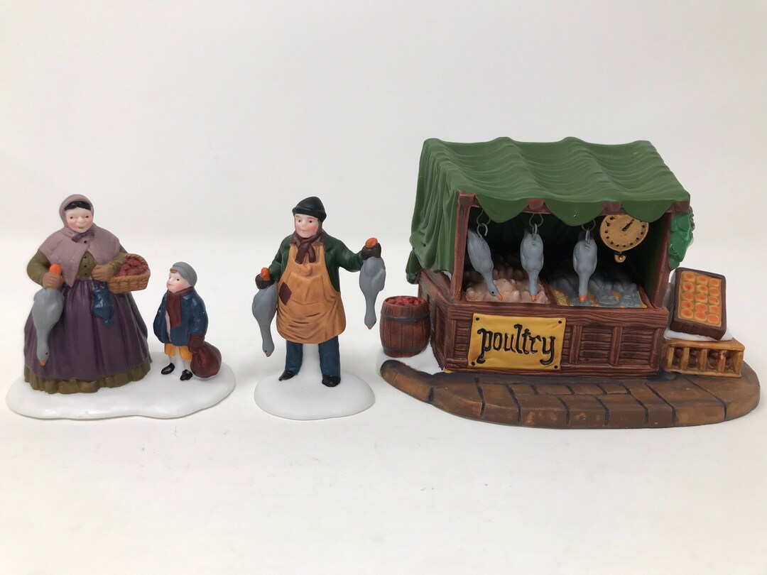 Dept 56 “poultry Market” 55590 Heritage Village Collection, Dickens ...
