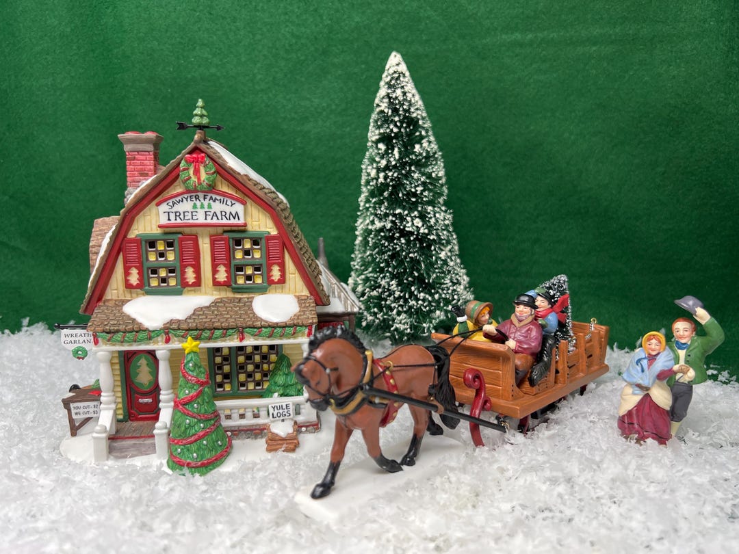 Dept 56 sawyer Family Tree Farm New England Village Series 56671 ...