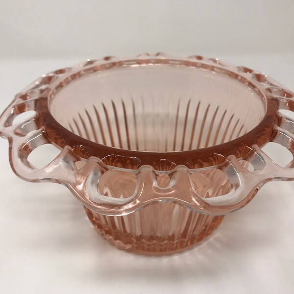 Pink Open Lace Depression Glass - Etsy