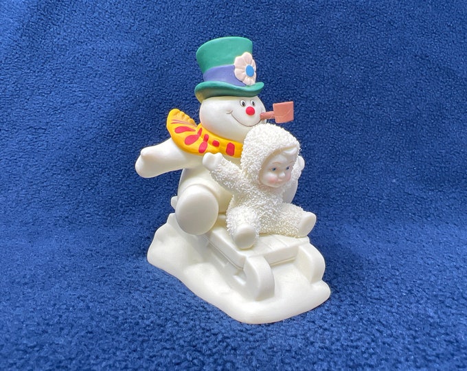 Snowbabies “fun With Frosty the Snowman” - Etsy
