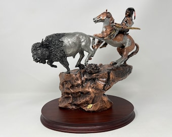 Christopher Pardell Legends Mixed Media Indian crazy Horse Limited ...