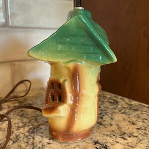 Vintage Ceramic Old Lady Who Lived in A Shoe Lamp - Etsy