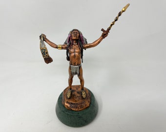 Christopher Pardell Legends Mixed Media Indian crazy Horse Limited ...