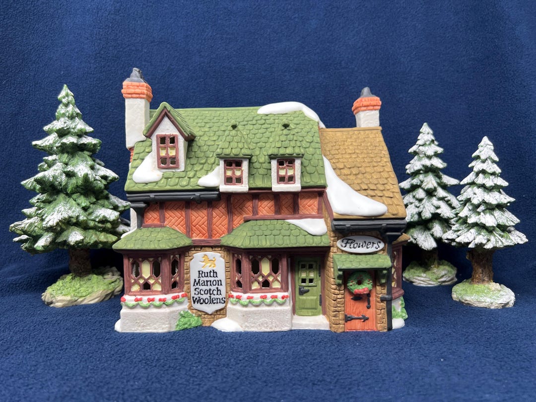 Dept 56 “ruth Marion Scotch Woolens” Dickens Village Series Limited ...