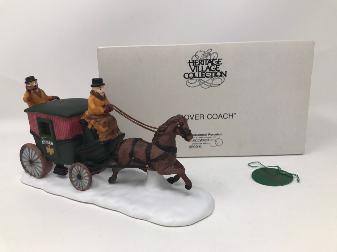 Dept 56 “dover Coach” Heritage Village Collection 65900 - Etsy