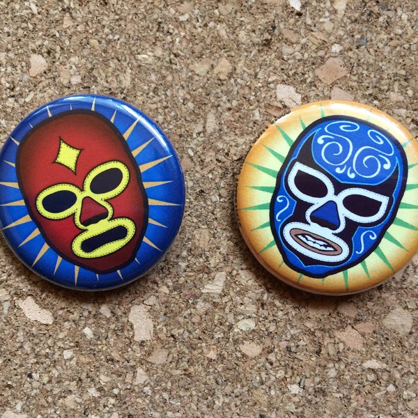 Luchador Pin - Etsy