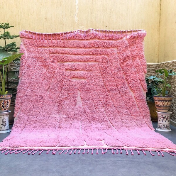Pink Moroccan Rug - Etsy