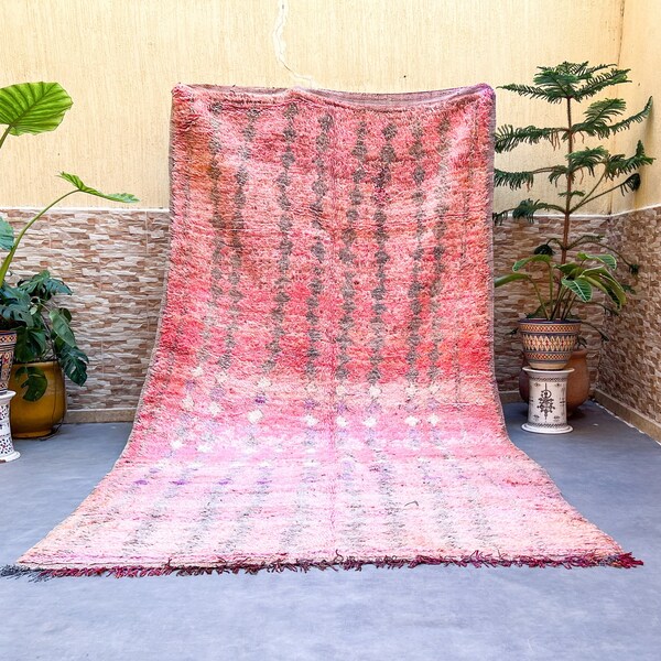Pink Moroccan Rug - Etsy