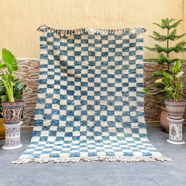 Checkered Rug - Etsy