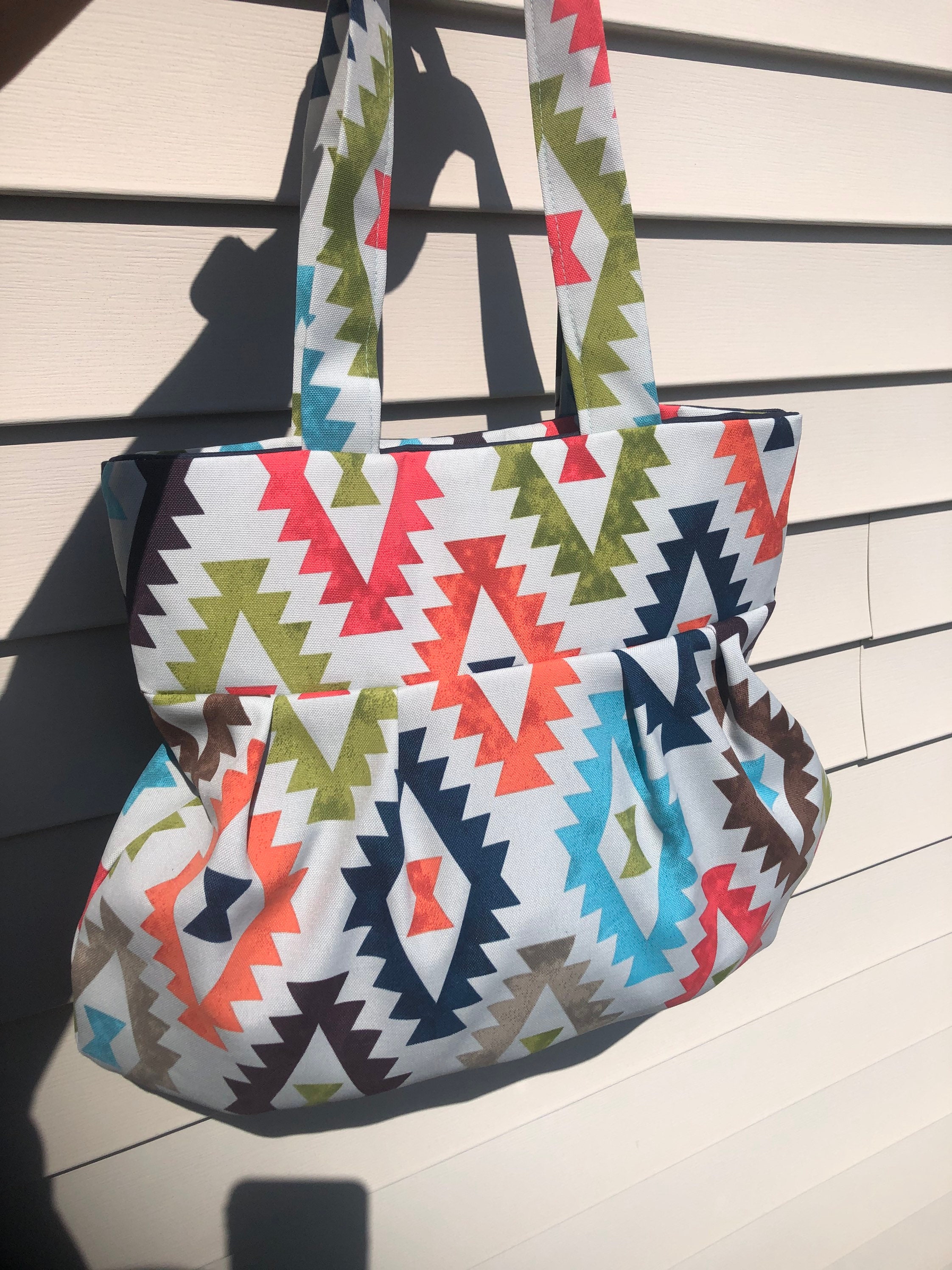 Blue Bag, Orange Bag, Cloth Bag, - Etsy